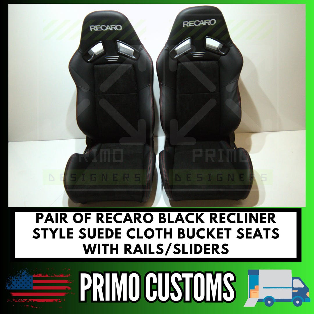 Brand New Pair of Recaro Style Seats Roadster Racing Recliner Seat ...