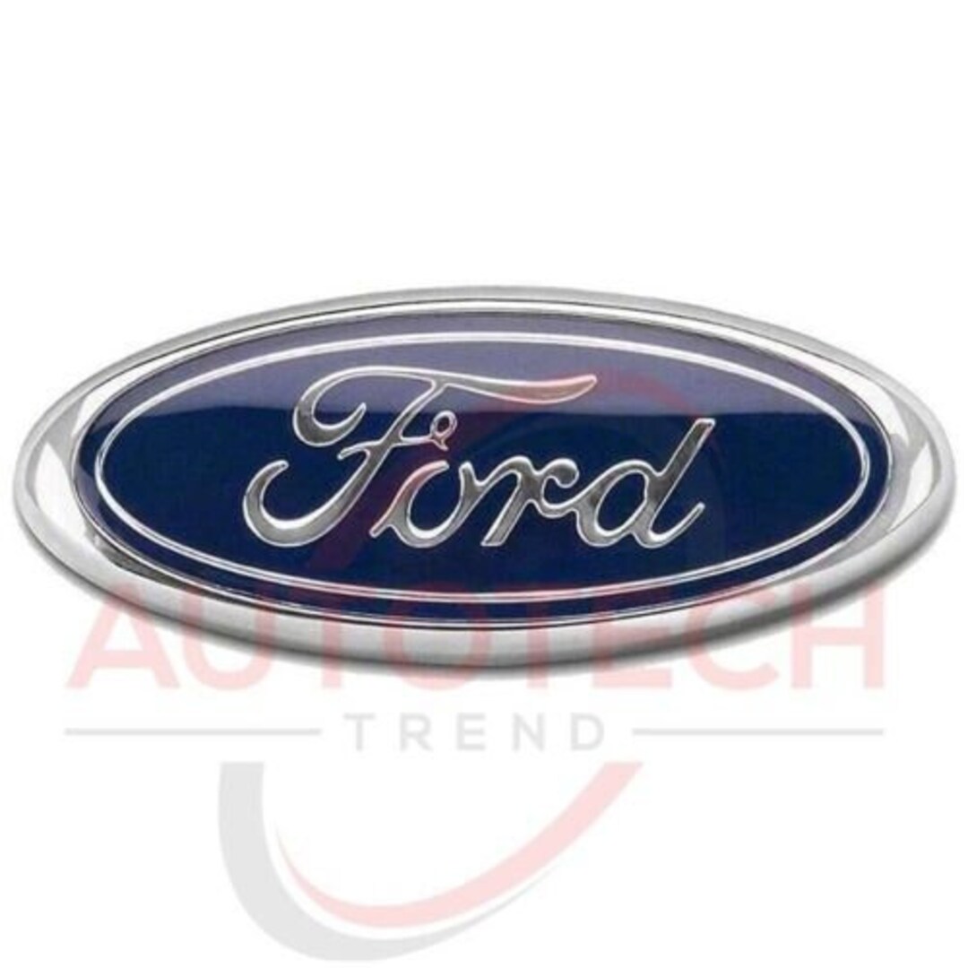 Blue & Chrome Expedition F150 F250 Front Grille/ Tailgate 7 Inch Oval ...