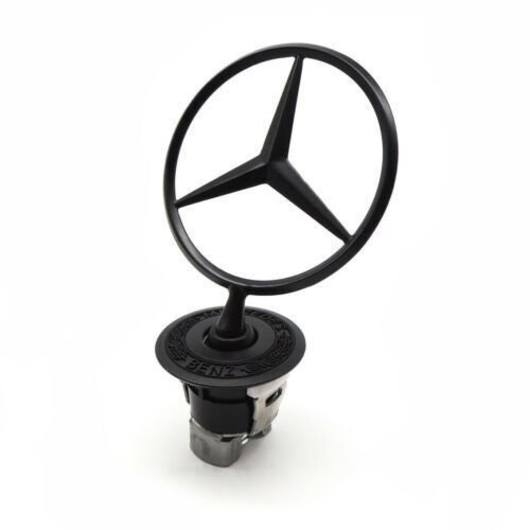 Brand New Front Hood Ornament Mounted Star Logo Emblem for Mercedes ...