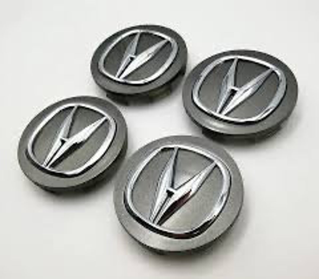 4pc Acura Dark Grey 69mm Center Caps for Wheel - Etsy