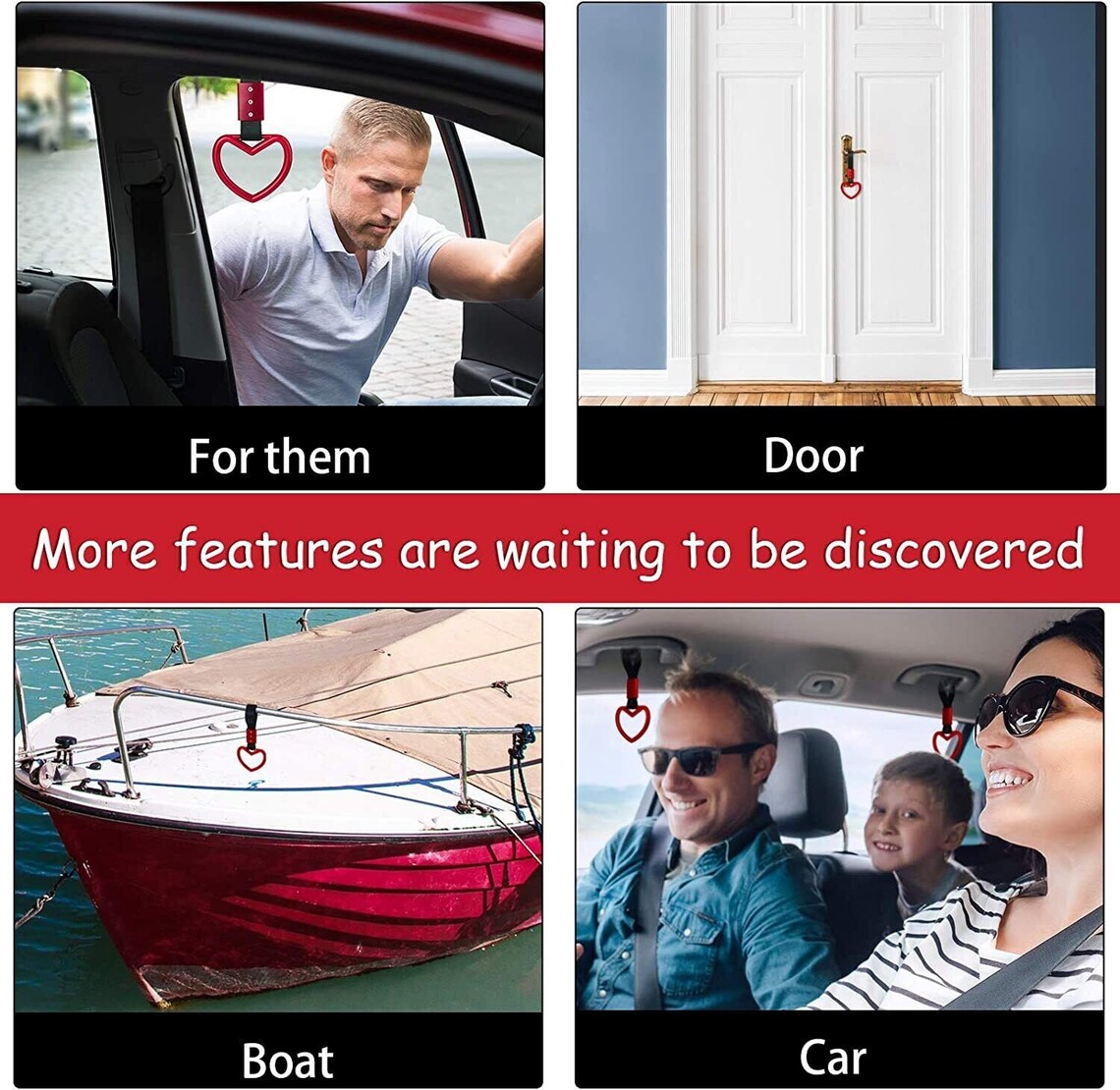 Jdm Style Tsurikawa Red and Black Ring Car Warning Subway Train Bus ...