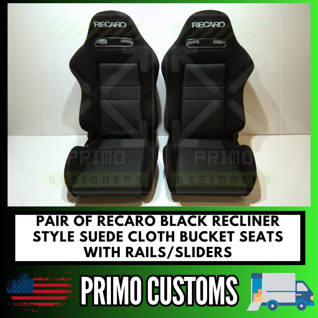 Brand New Pair of Type R Style Seats Roadster Racing Recliner Seat ...