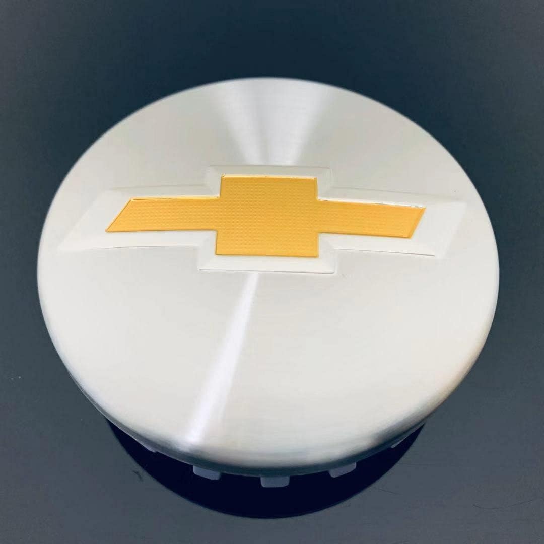 4 X Chevy Center Hub Caps Machined Aluminum 14-19 Tahoe Suburban ...