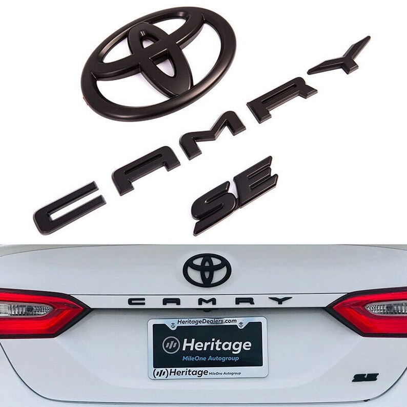 Toyota Camry Emblem Black