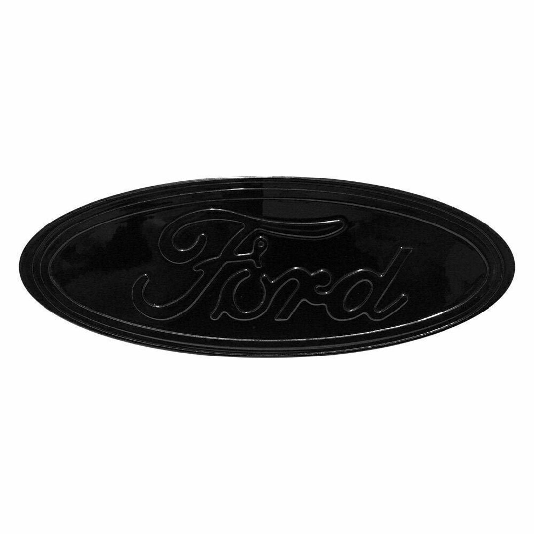 One for Ford Emblem 7 Inch F150 Front Grill / Tailgate Full Black ...