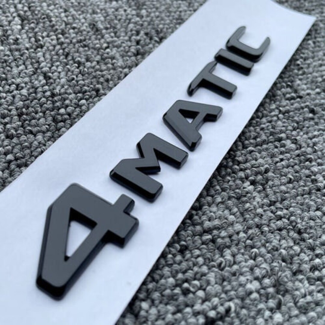 Gloss Black 4matic Emblem Logo 2017+ Rear Trunk Lid Badge Amg Fits ...