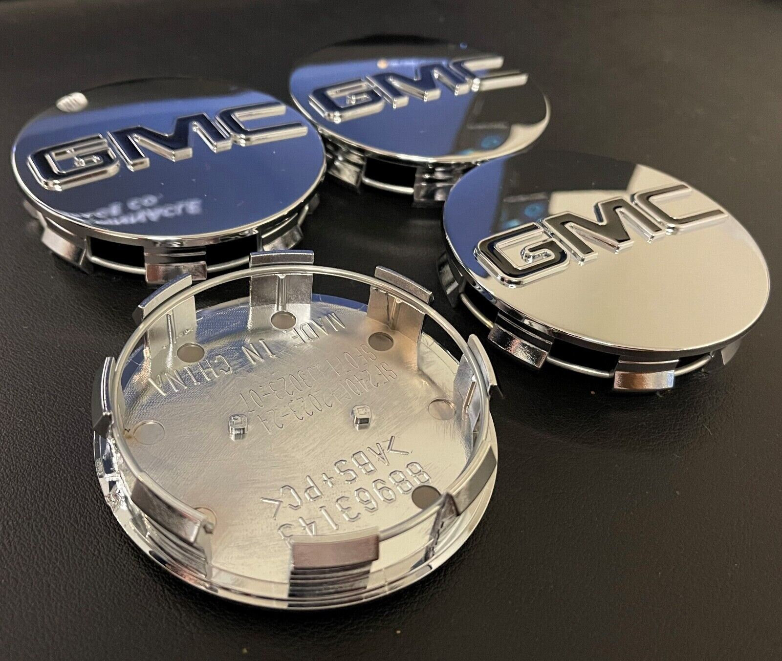 Set of 4 Gmc 83mm Chrome Center Hub Caps Fits for 2014-2019 Sierra ...