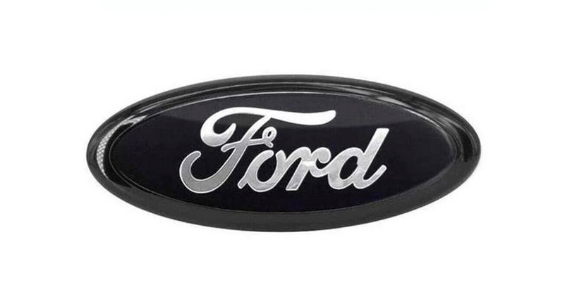 Ford Full Black 7 Inch Emblem Oval Logo Front Grille/tailgate Badge ...