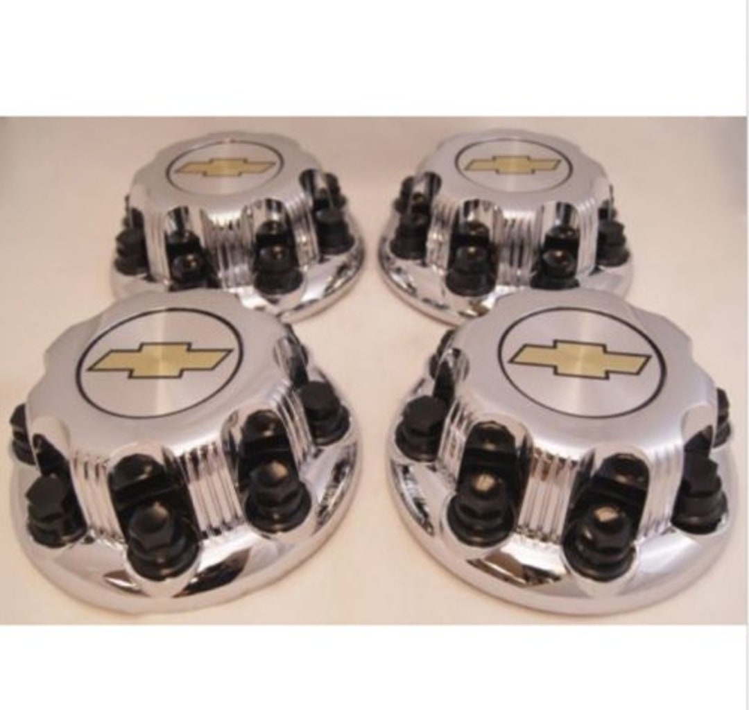 4pcs Chevy Express Van 2500 3500 Chrome Center Hub Caps 9597163 8 Lugs ...