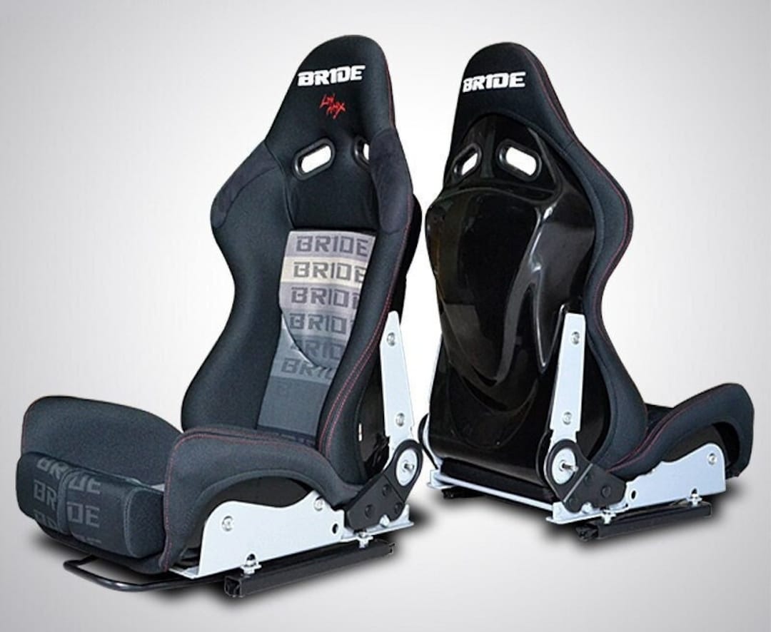 Pair (2) of Bride Stradia Ii Sport Recliner Bucket Seats Black ...
