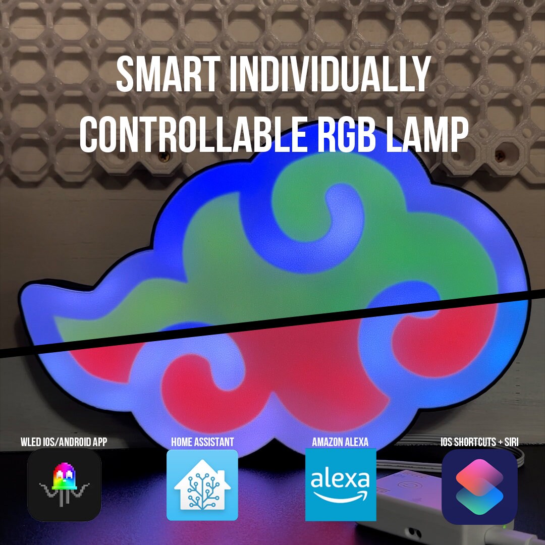 Akatsuki Cloud Smart Lamp Individually Controllable RGB Light Box - Etsy