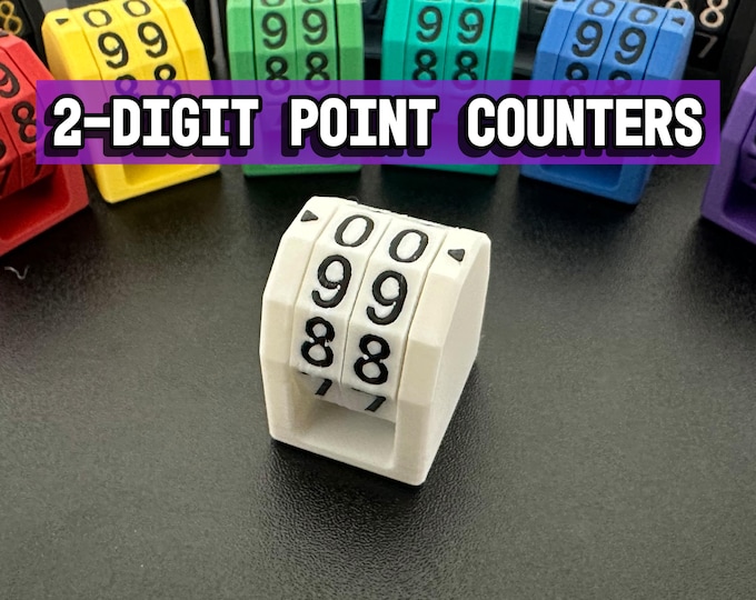 2 Digit Point Counter for Card and Board Games | MTG, D&D, Warhammer ...