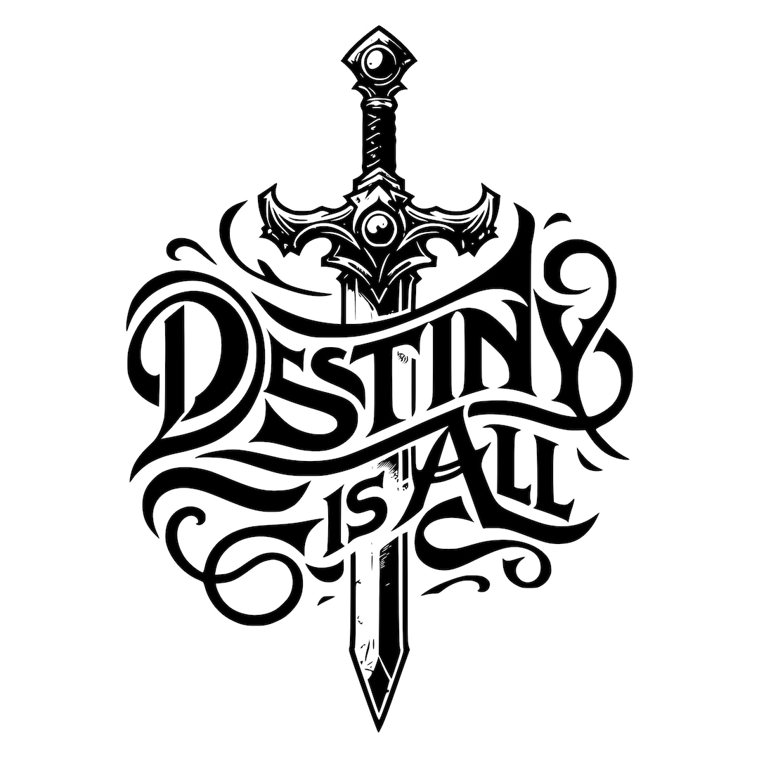 Uhtred's 'destiny is All' Digital Print - Ignite Your Warrior Spirit ...