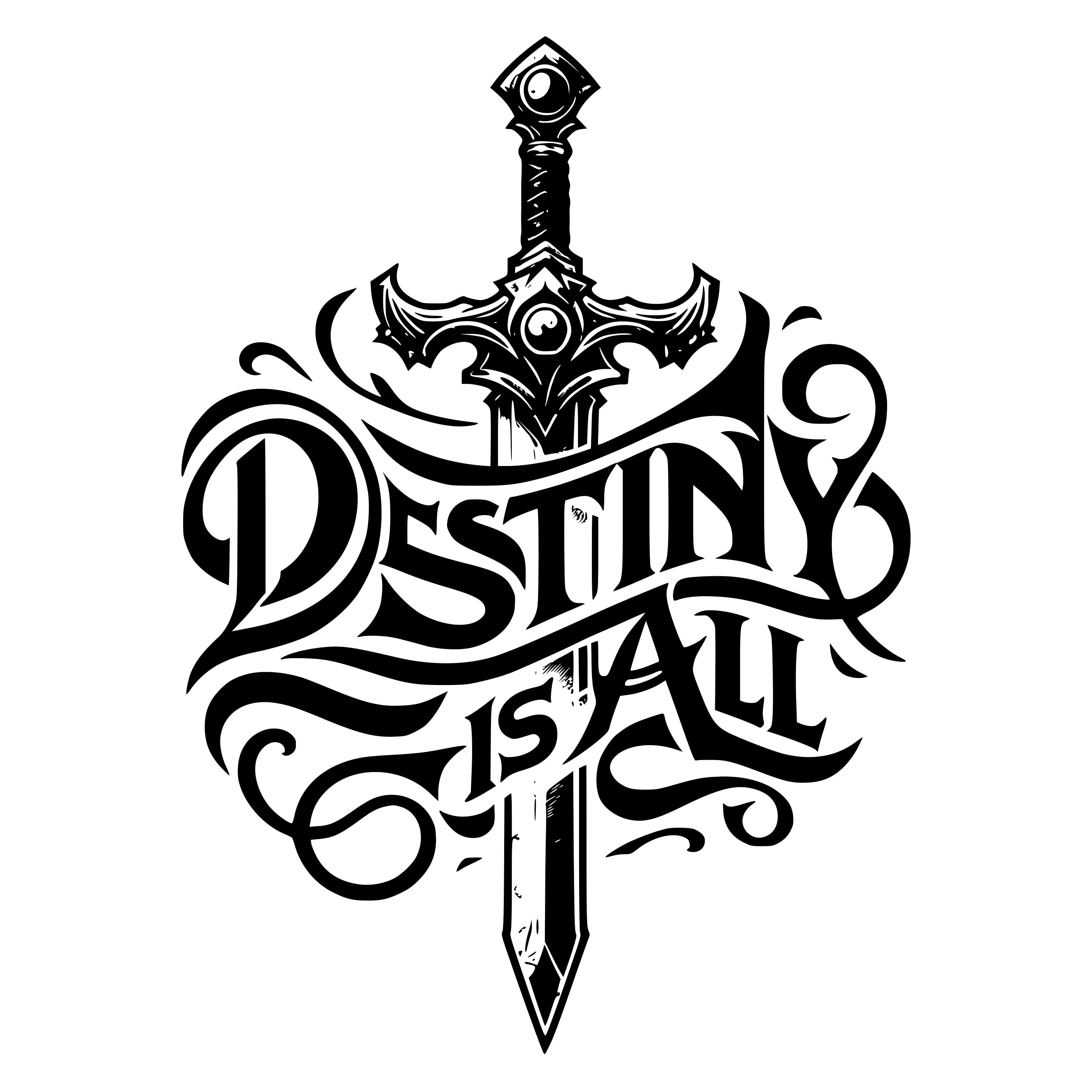 Uhtred's 'destiny is All' Digital Print - Ignite Your Warrior Spirit ...