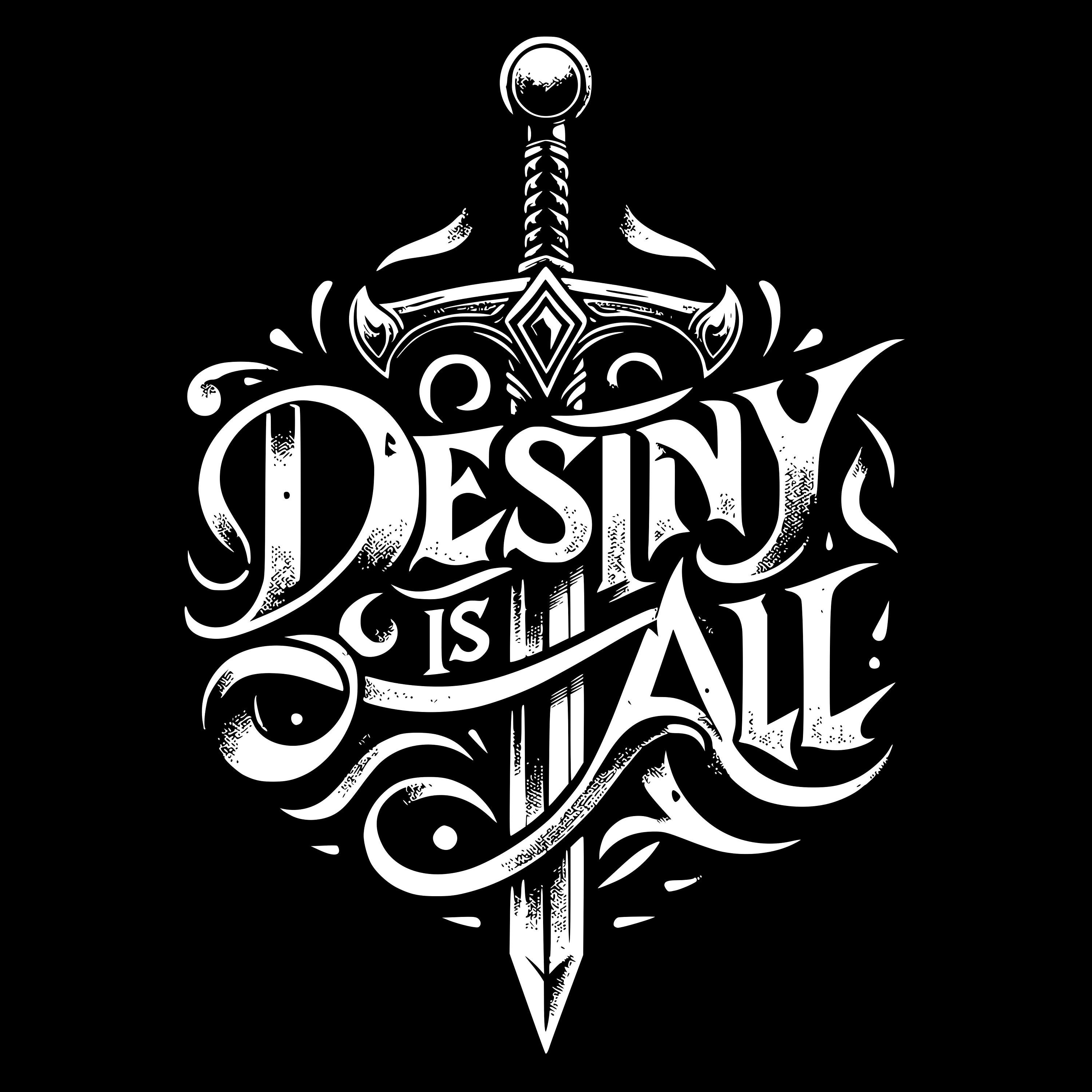 Uhtred's 'destiny is All' - Versatile Digital Print for Fans - the Last ...