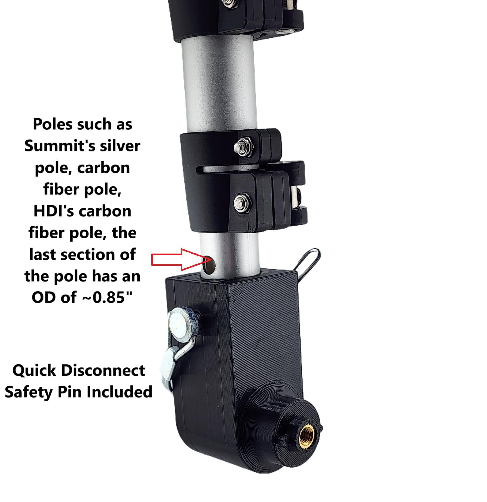 Eagle Eye 9 Transducer Pole Mount for Summit, Wooster, 3/4" PVC - Etsy