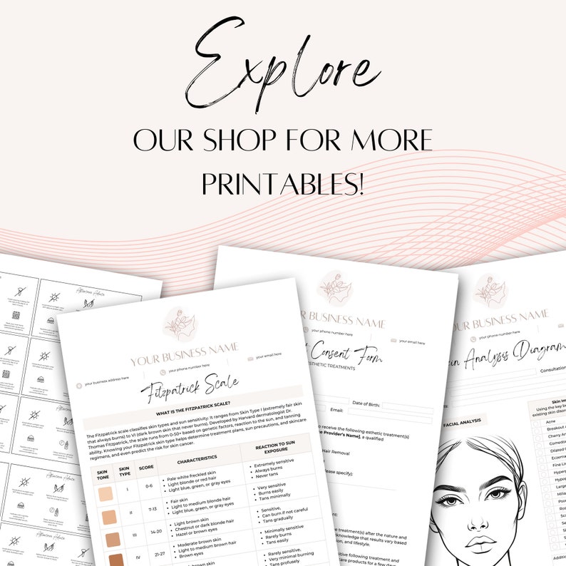 Dermal Filler Forms - Editable Client Intake, Consent, Consultation ...