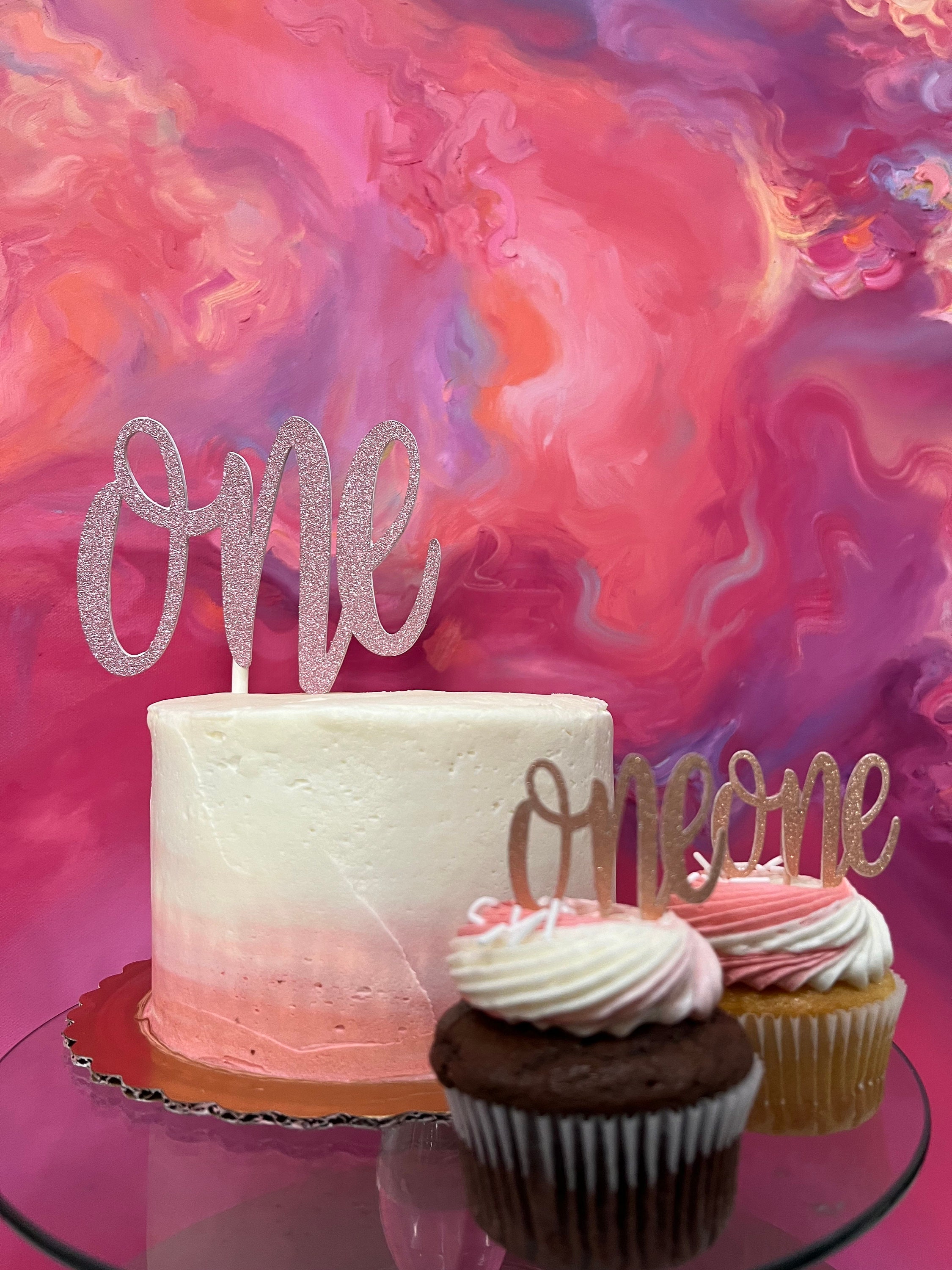 One Birthday Cake Topper - Etsy