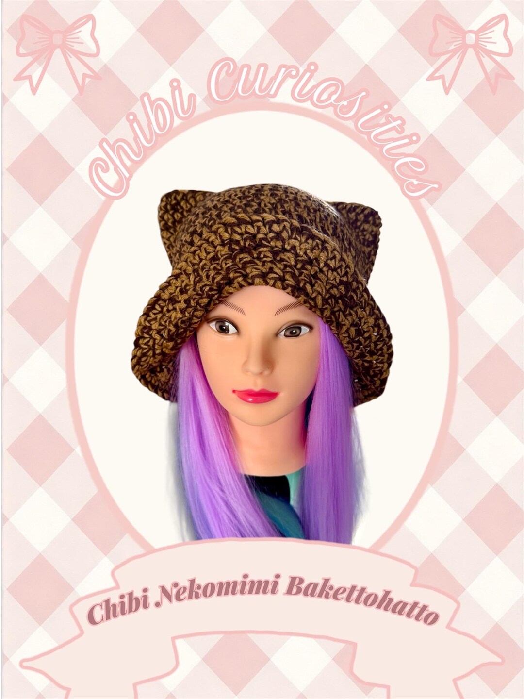 Chibi Neko Bucket Hat - Etsy