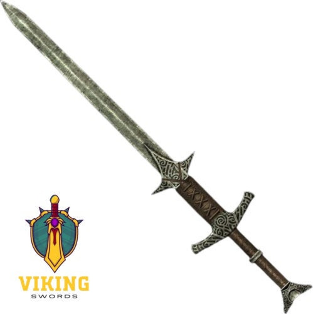 Custom Skyrim Steel Greatsword Replica , Personalized Steel Two Headed ...