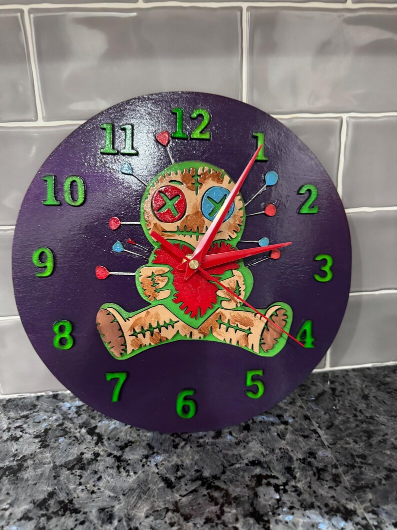 Phasmaphobia Voodoo Doll Clock - Etsy