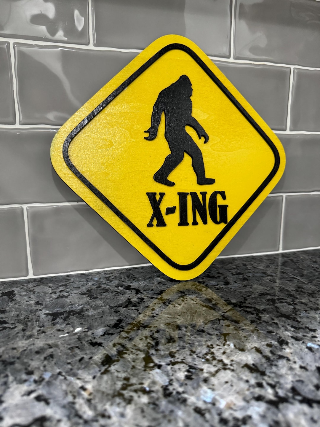 Bigfoot Crossing Sign - Etsy