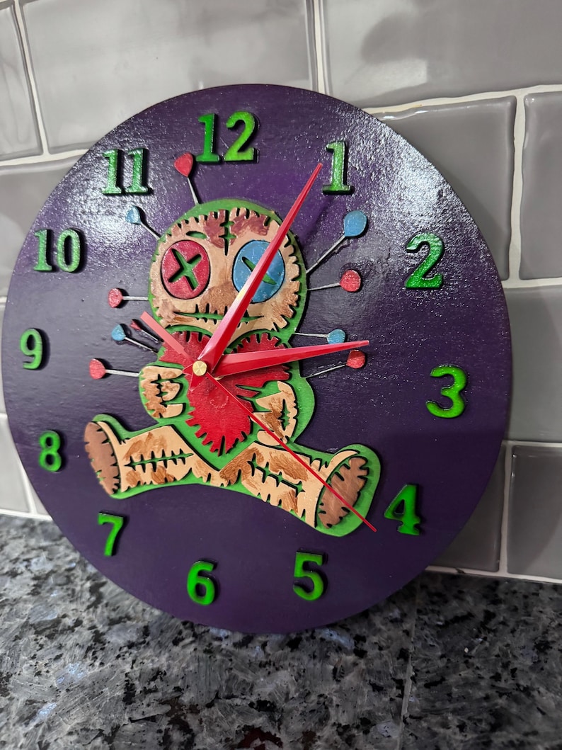 Phasmaphobia Voodoo Doll Clock - Etsy