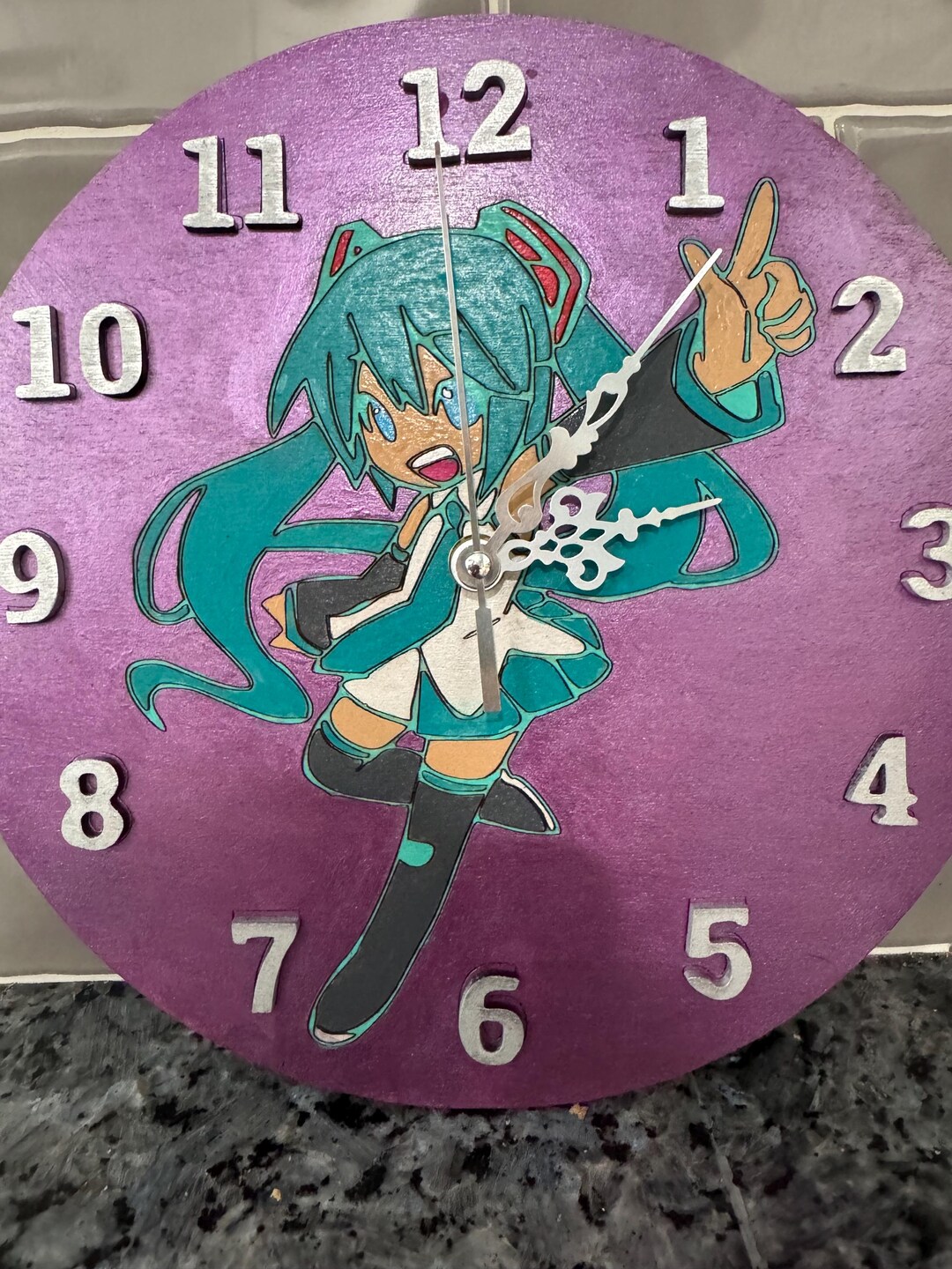 Hatsune Miku Clock - Etsy