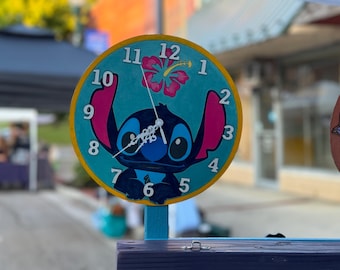 Stitch Wall Clock - Etsy