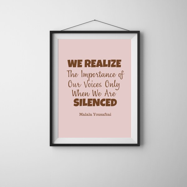 Malala Yousafzai - Etsy