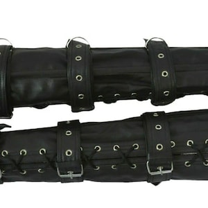 Heavy Duty Genuine Leather Steel Boned Arm & Leg Binders Restraints - Etsy