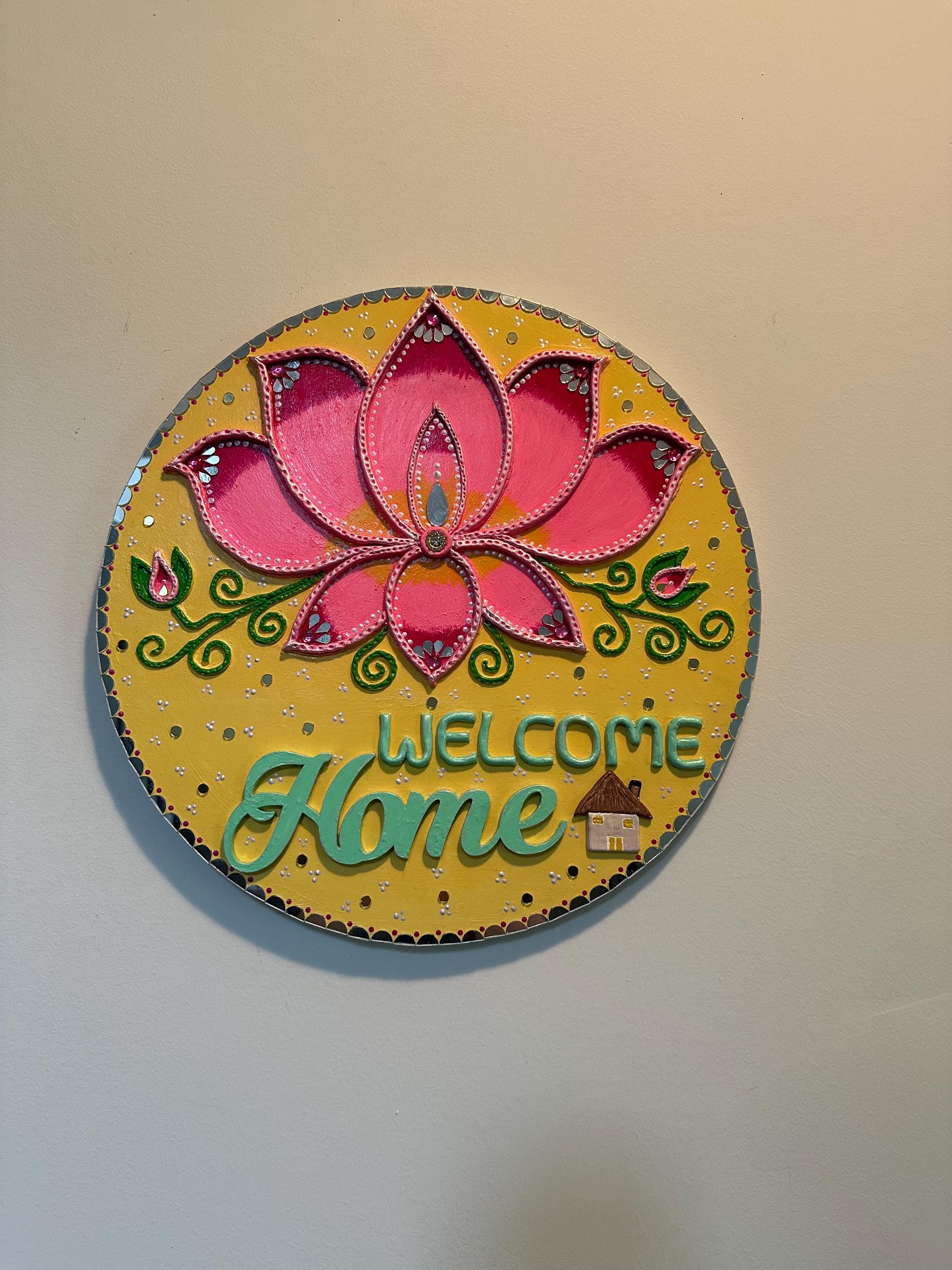 Lotus Welcome Sign - Etsy