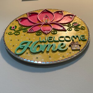 Lotus Welcome Sign - Etsy