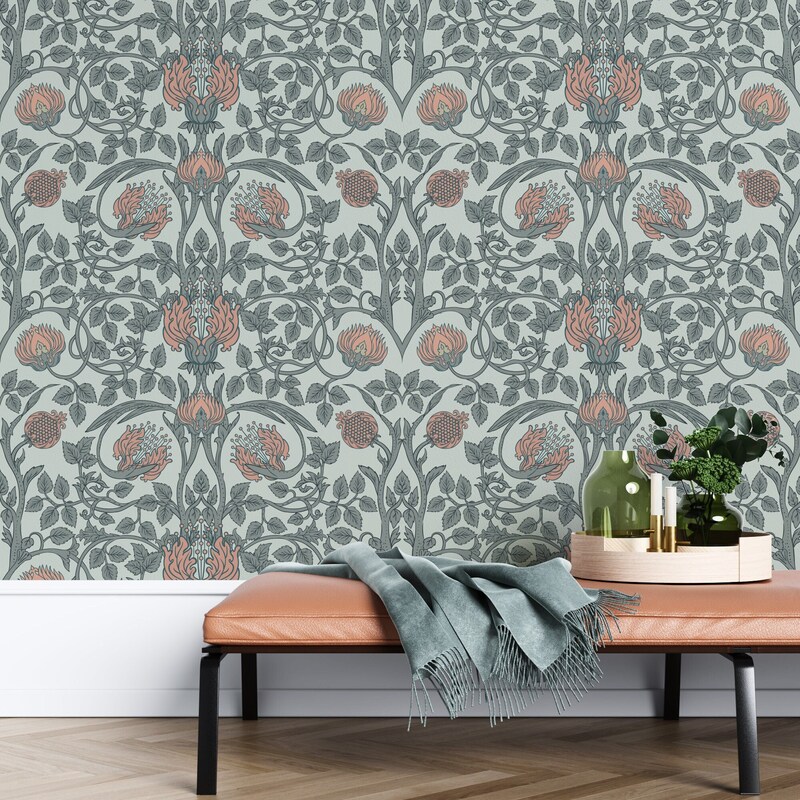 William Morris Wallpaper - Etsy