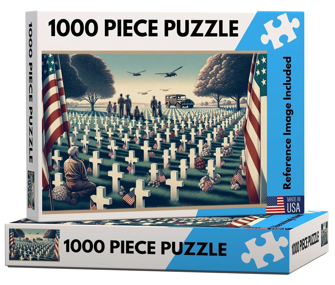 Memorial Day Puzzle, Family 1000 Piece, Unique Jigsaw, Adult Puzzle ...
