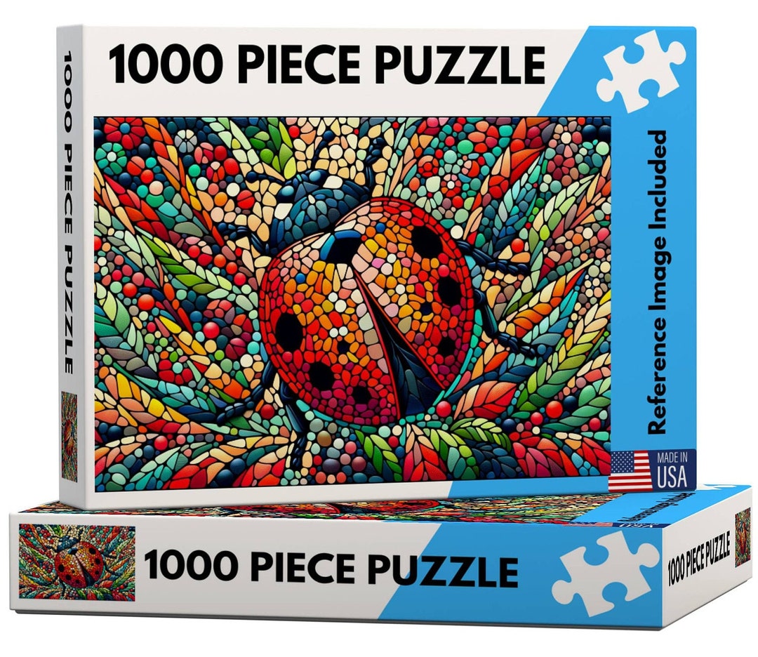 Ladybug Jigsaw Puzzle, Unique 1000 Piece, Adult Puzzle - Etsy
