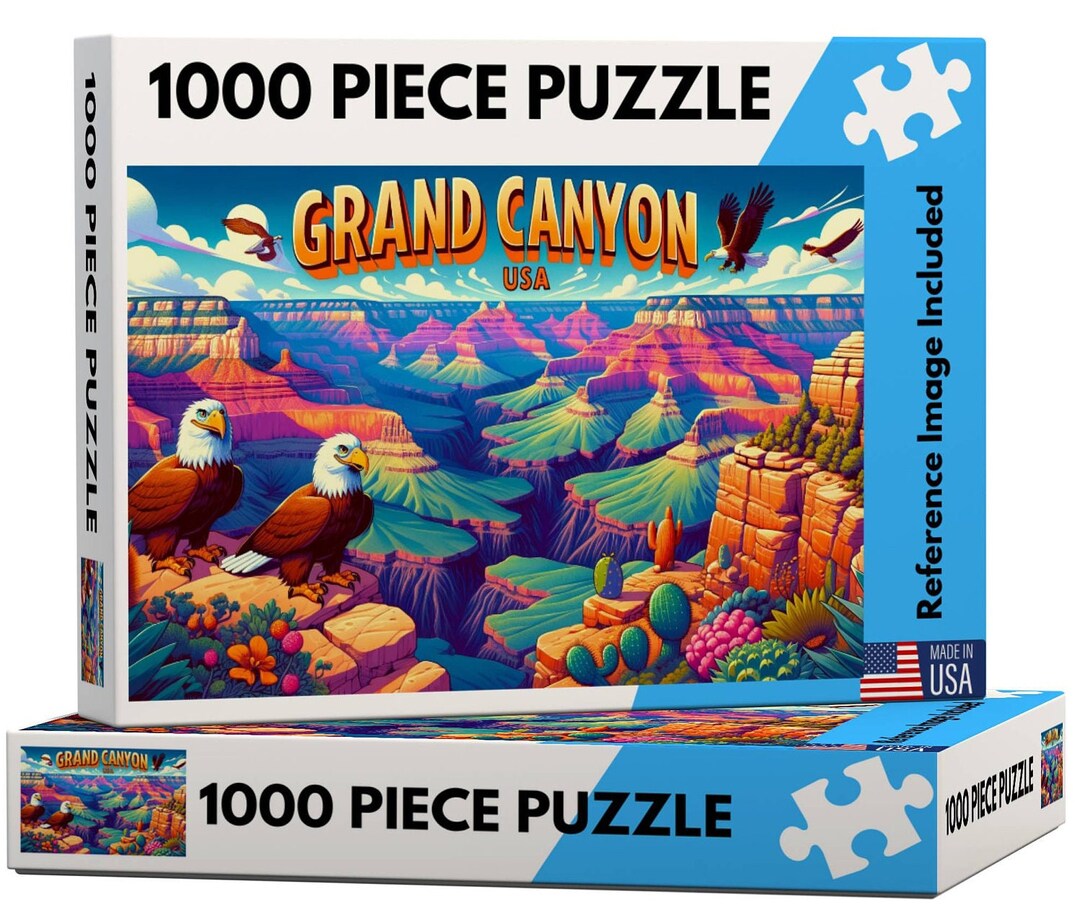 Grand Canyon Skyline Puzzle, Illustration, Unique 1000 Piece, Unique ...