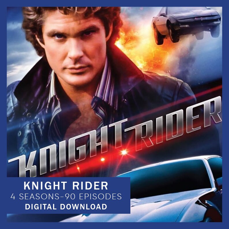 Knight Rider 1982-1986 4 Seasons 90 Episodes - Etsy