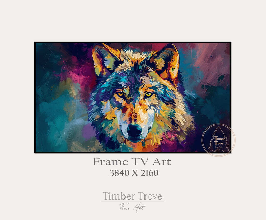 Abstract Wolf - Frame TV Art DIGITAL Download - Instant Download - Etsy