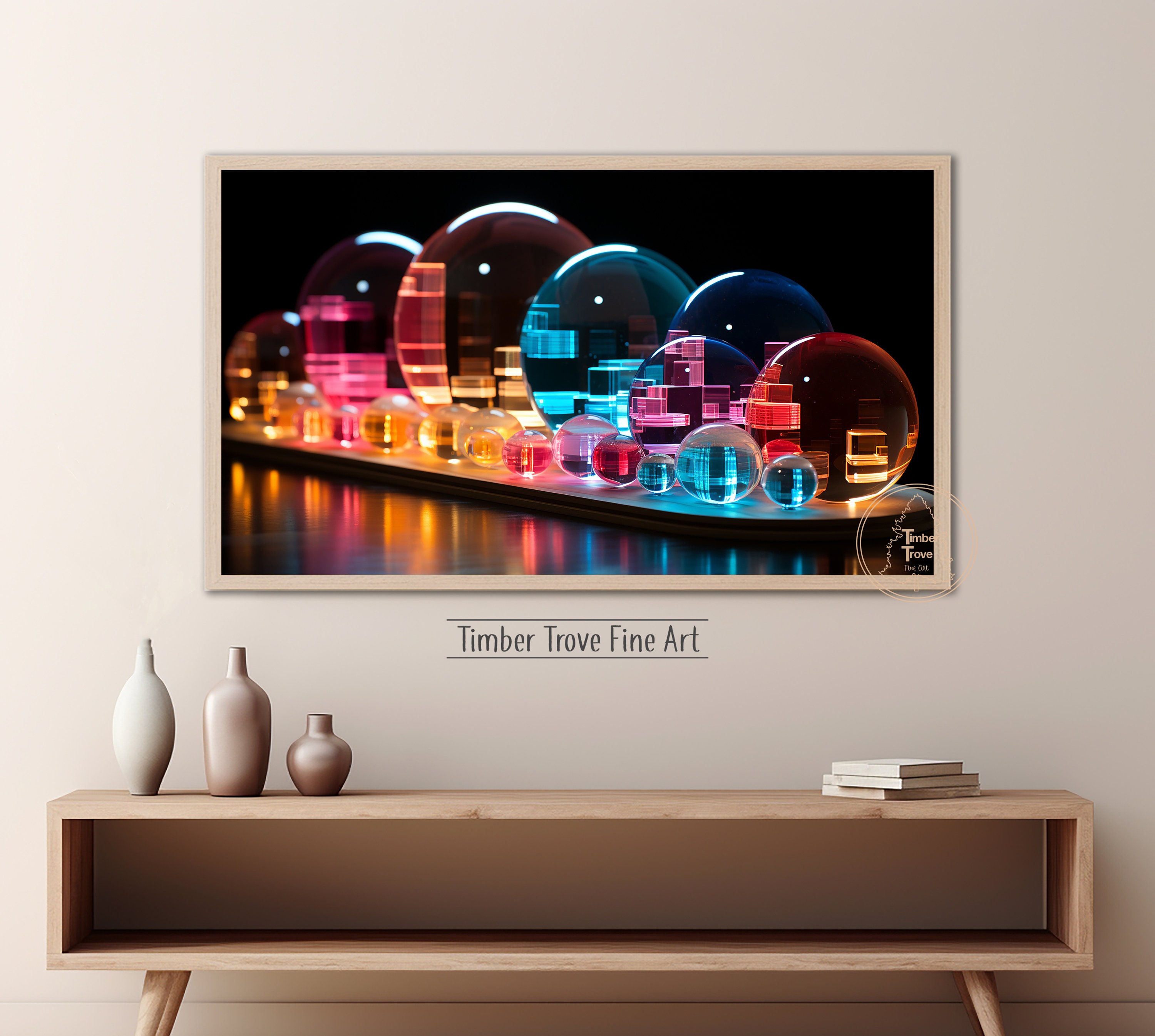 Glass Spheres 90's Art Frame TV Art DIGITAL Download Instant Download ...