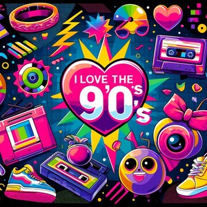 90's Style Throwback Download Image for T-shirt BUNDLE - Etsy
