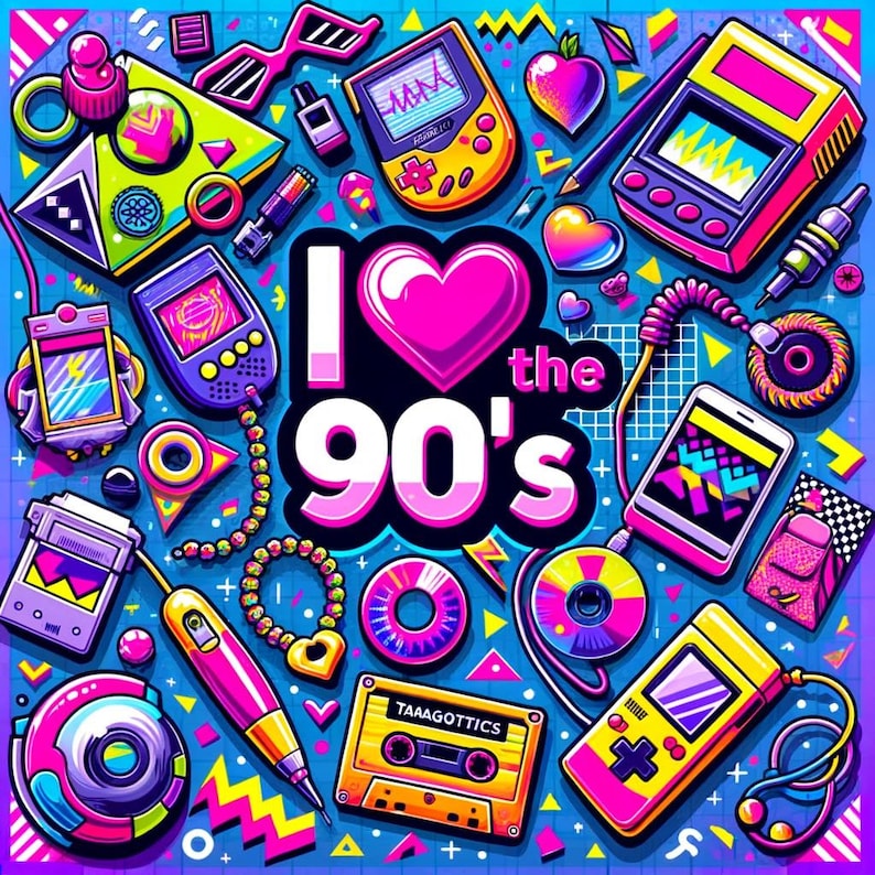 90's Style Throwback Download Image for T-shirt BUNDLE - Etsy