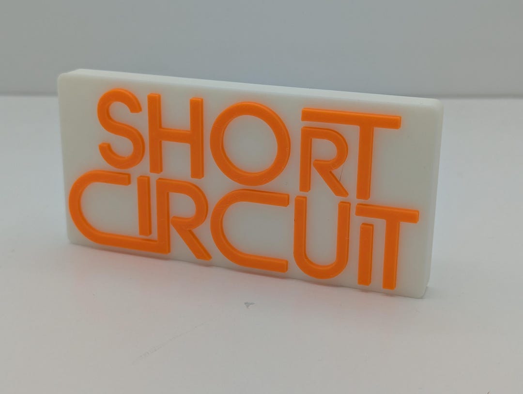 Short Circuit - 3D Printed Logo, for Desk or Wall Mount. - Etsy