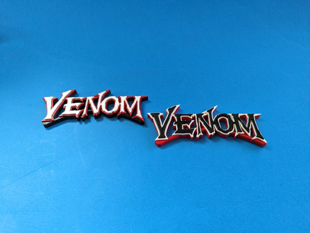 Venom - 3D Printed Logo, for Desk or Wall Mount. - Etsy