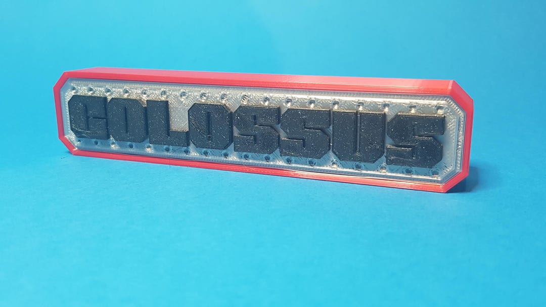 Colossus - 3D Printed Logo, for Desk or Wall Mount. - Etsy