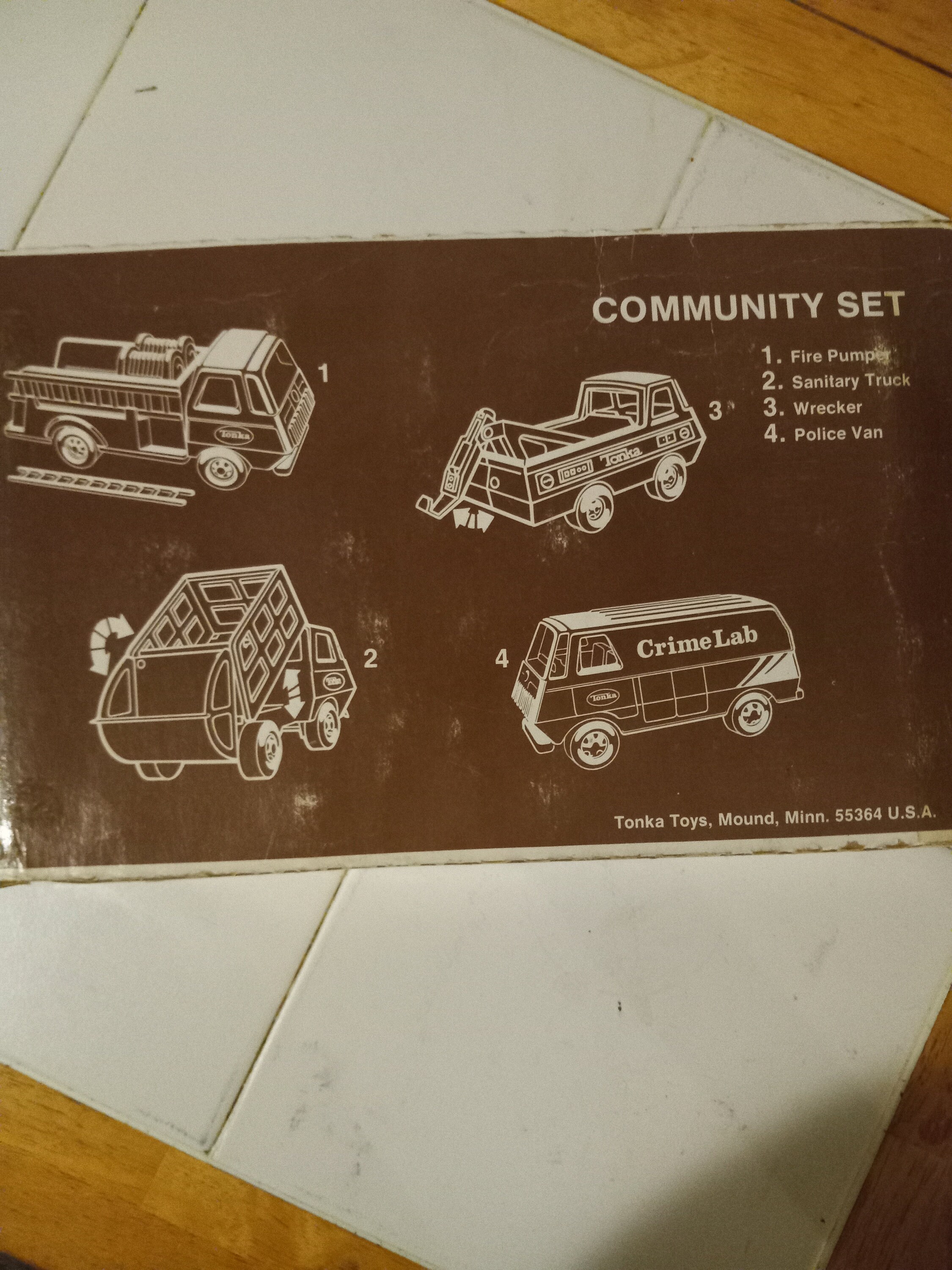 Rare Vintage 1969 Tiny Tonka Community Set - Etsy
