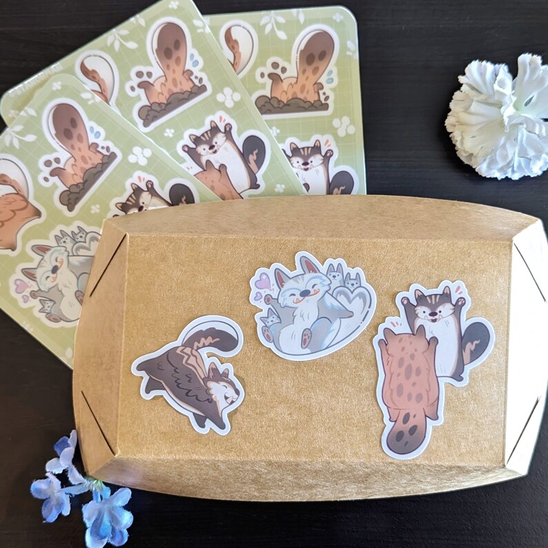 Chapaa Party Sticker Sheet: Palia Inspired Animal Stickers - Etsy