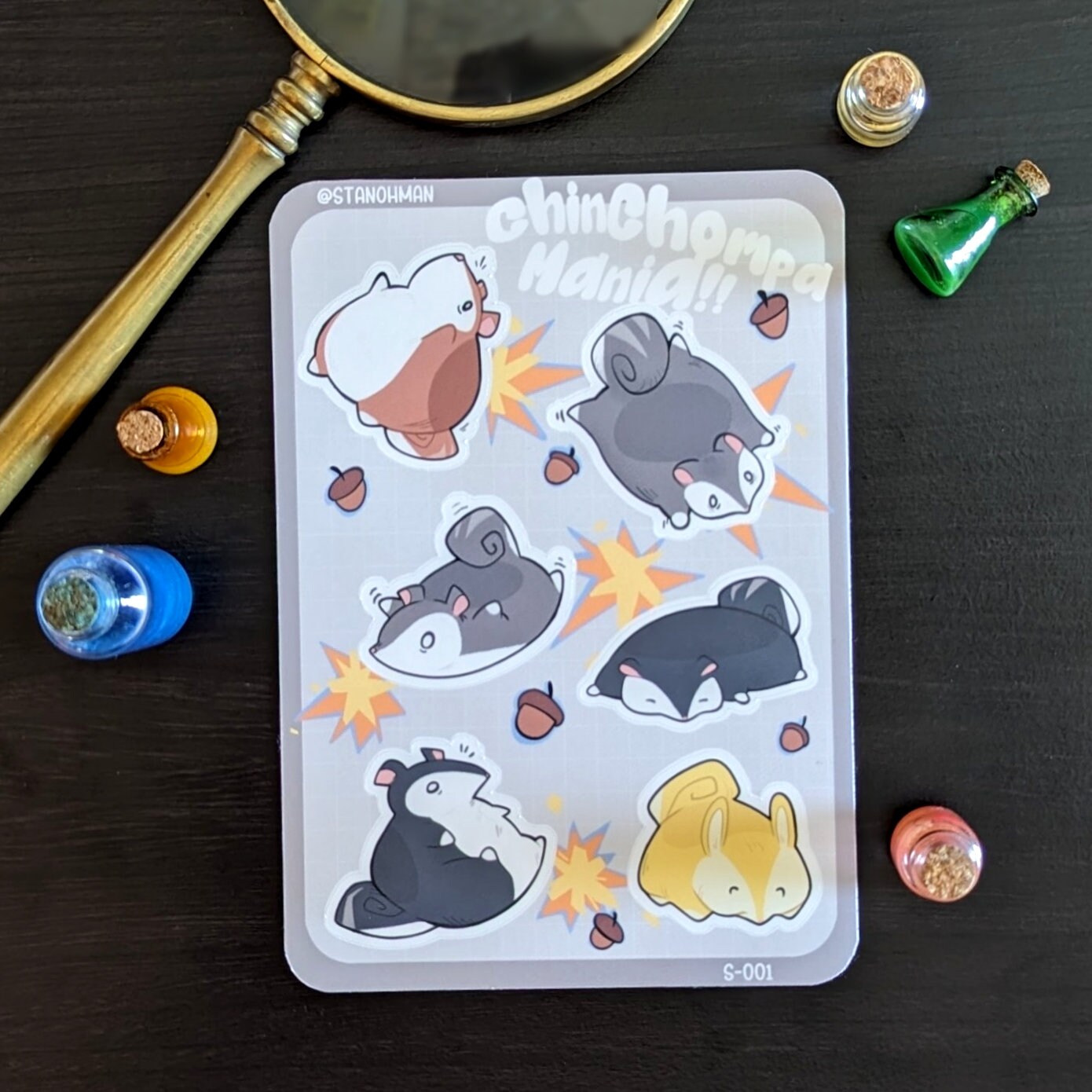 OSRS Chinchompa Mania Sticker Sheet L Old School Runescape Stickers L ...