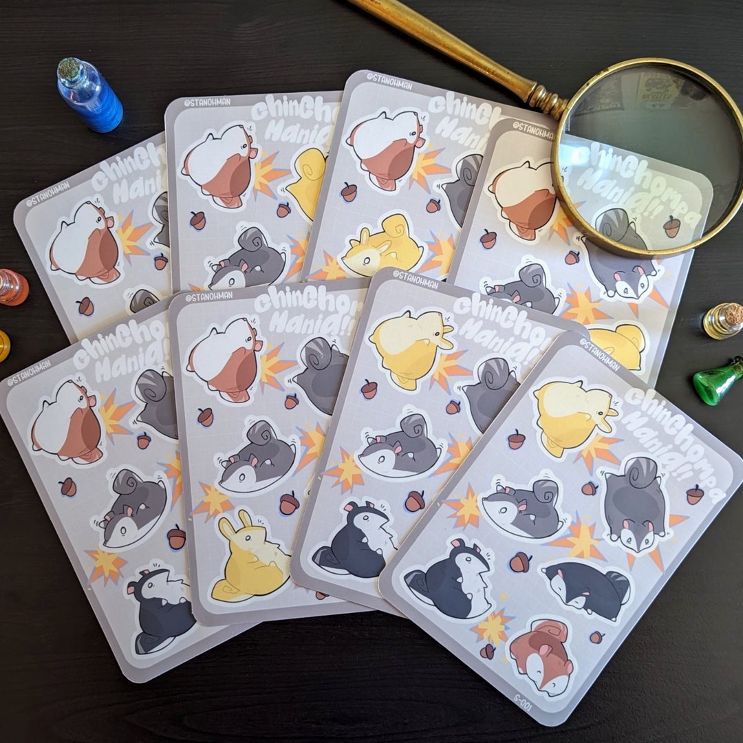 OSRS Chinchompa Mania Sticker Sheet L Old School Runescape Stickers L ...