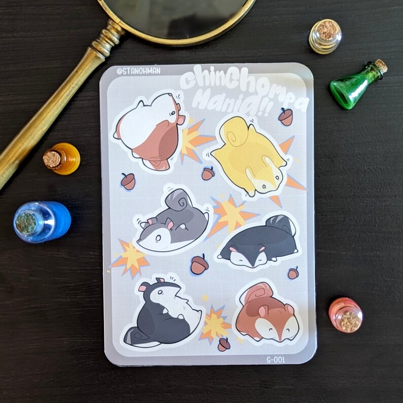 OSRS Chinchompa Mania Sticker Sheet L Old School Runescape Stickers L ...